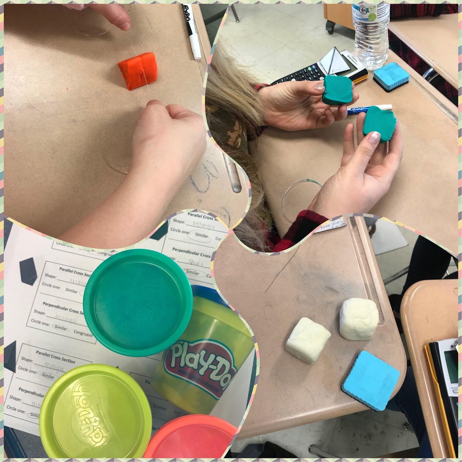 3D and Cross-Sections: Play-Doh