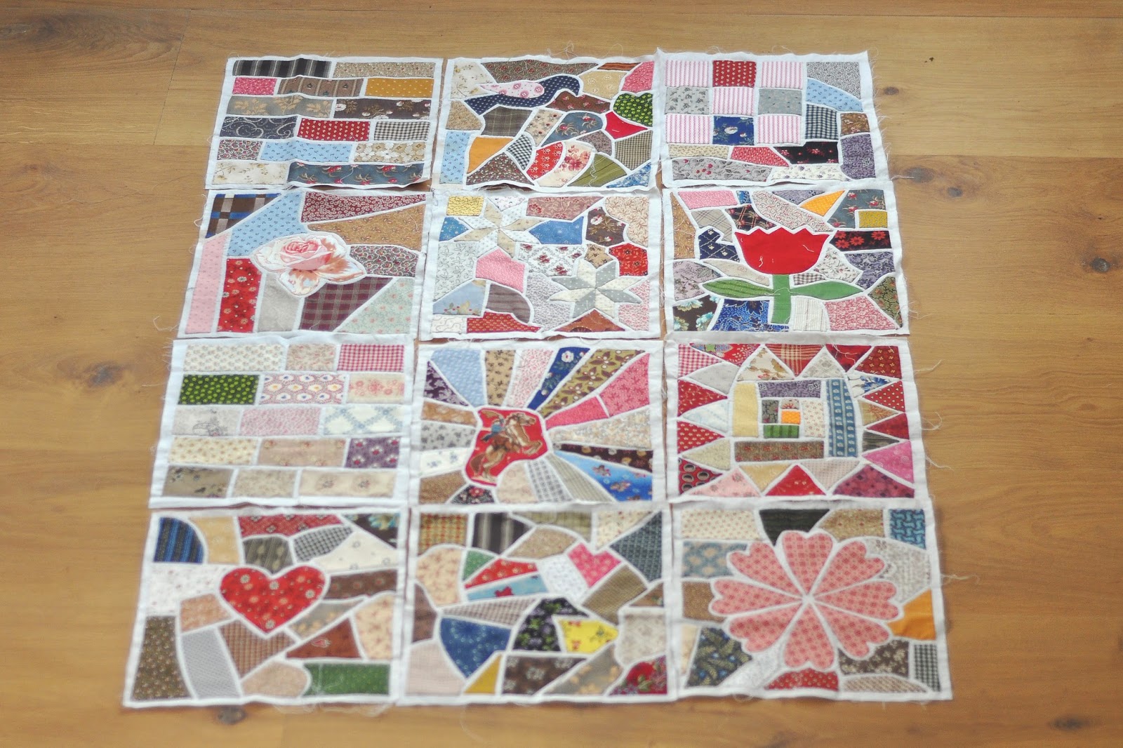 Quilting with the Past II : Tile quilt update
