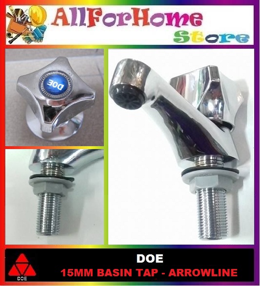 ALL FOR HOME STORE: DOE 15mm Basin Tap - Arrowline