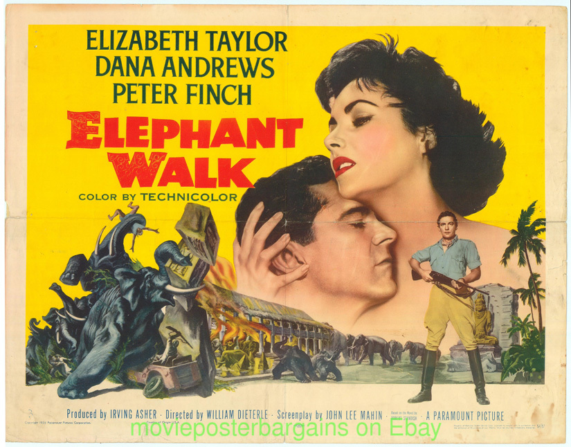 amudu: Old Beautiful Sri Lanka in Old English Movie" Elephant Walk " 1954