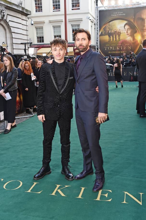PHOTOS: David Tennant Supports His Son Ty At Tolkien Premiere