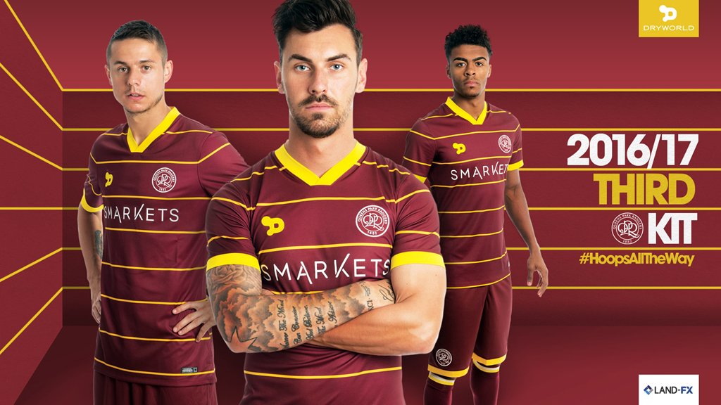 Dryworld QPR 16-17 Home, Away & Third Kits Released - Footy Headlines