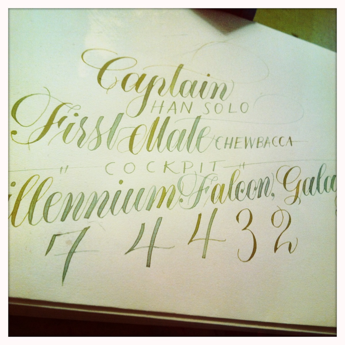 Anne-Davnes Elser: 2013 Anne Elser Calligraphy Envelope Styles