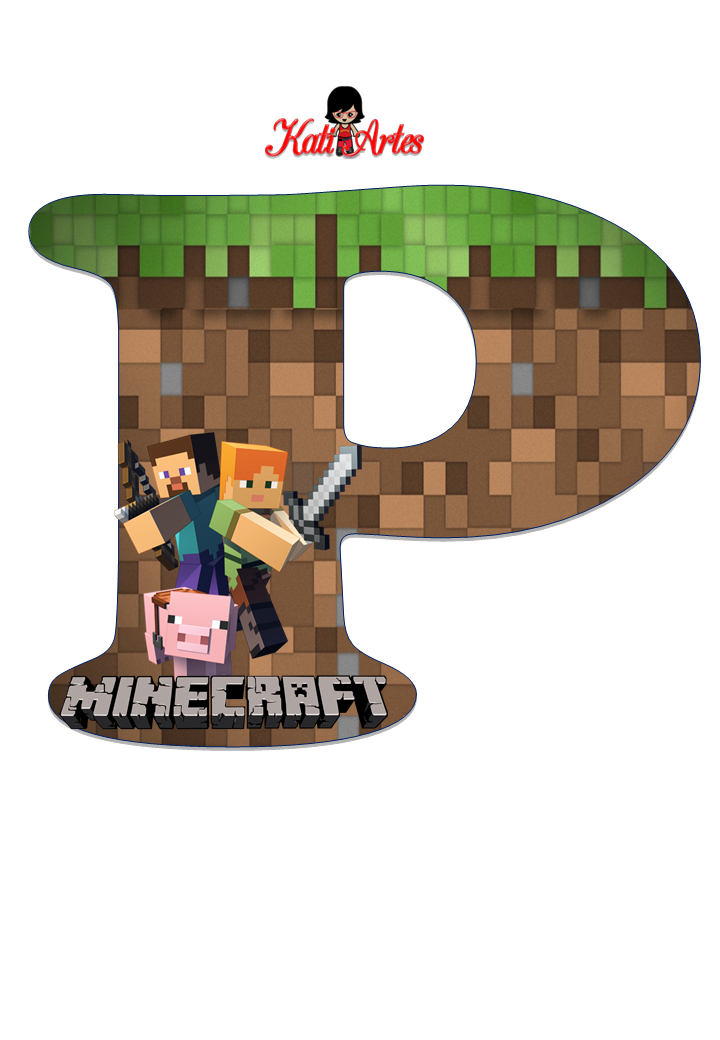 Abecedario de Minecraft. Minecraft Alphabet. - Oh my Alfabetos!