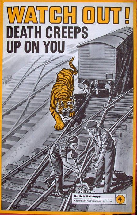transpress nz: British Railways safety poster, 1950s