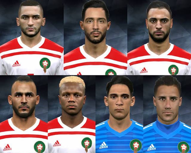 PES 2017 World Cup 2018 Morocco Facepack