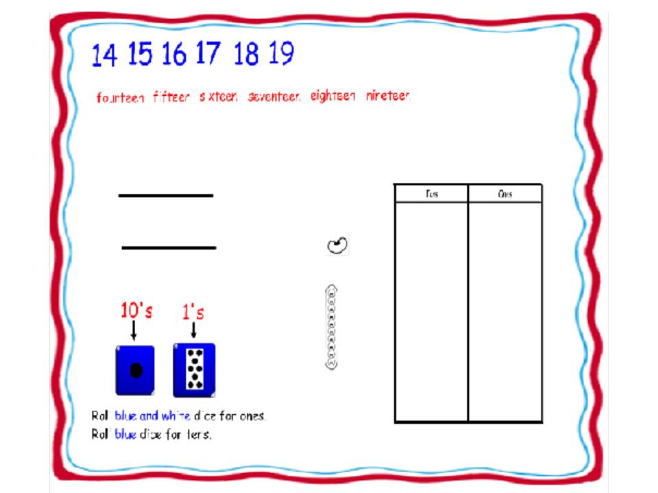 A Teacher's Touch: Smartboard Teen Number Generator 2