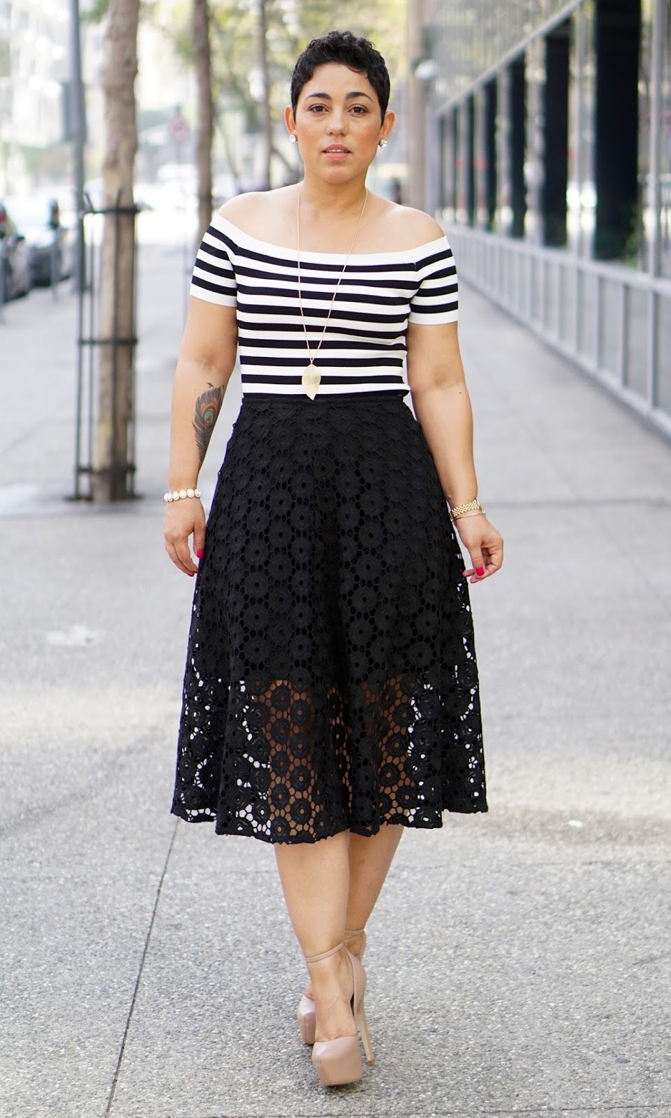 Crafty Clyde: Mimi G Copy - Black Lace Circle Skirt