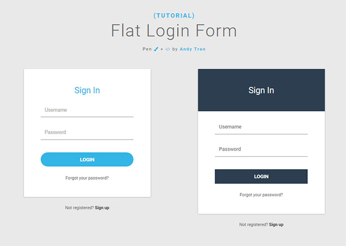 17 Contoh Desain Halaman Login Dijamin Keren + Source (HTML, CSS, JS ...