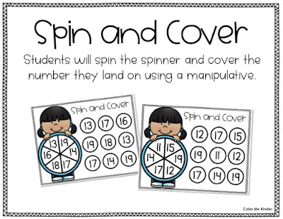 Teen Number Activities | Color Me Kinder