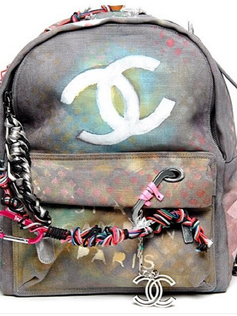 Chanel Spray paint bag: My Diy Chanel Inspired Spray Paint Tote