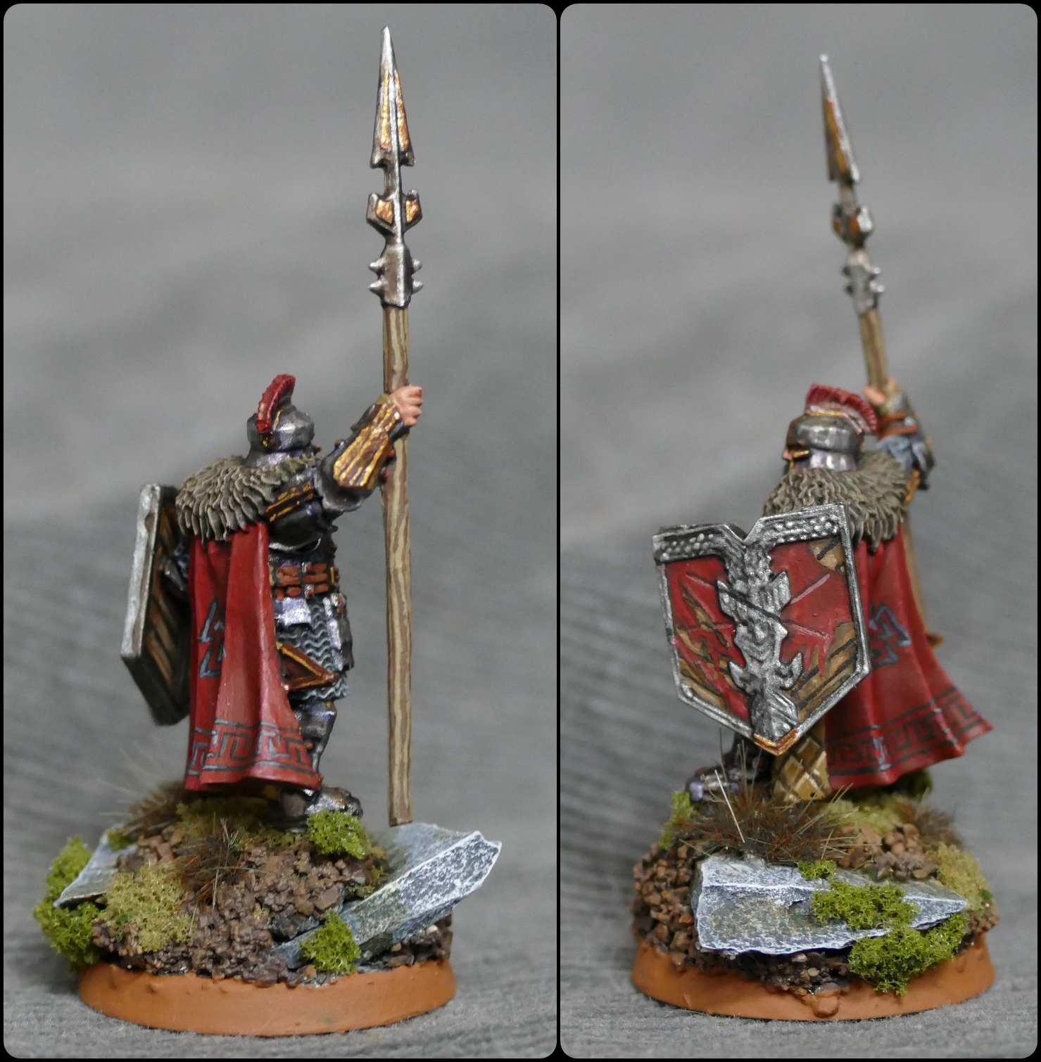 Painting Middle Earth: Iron Hills Dwarf with Spear Command