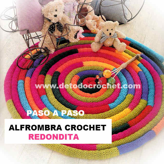Alfombra Redondita al Crochet / Paso a paso
