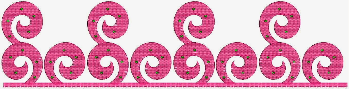 Embdesigntube: Captivating Collered Embroidery Lace Designs