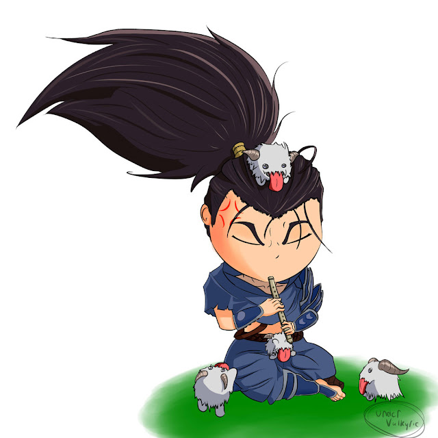 Hình ảnh tướng yasuo lol chibi dễ thương đẹp nhất