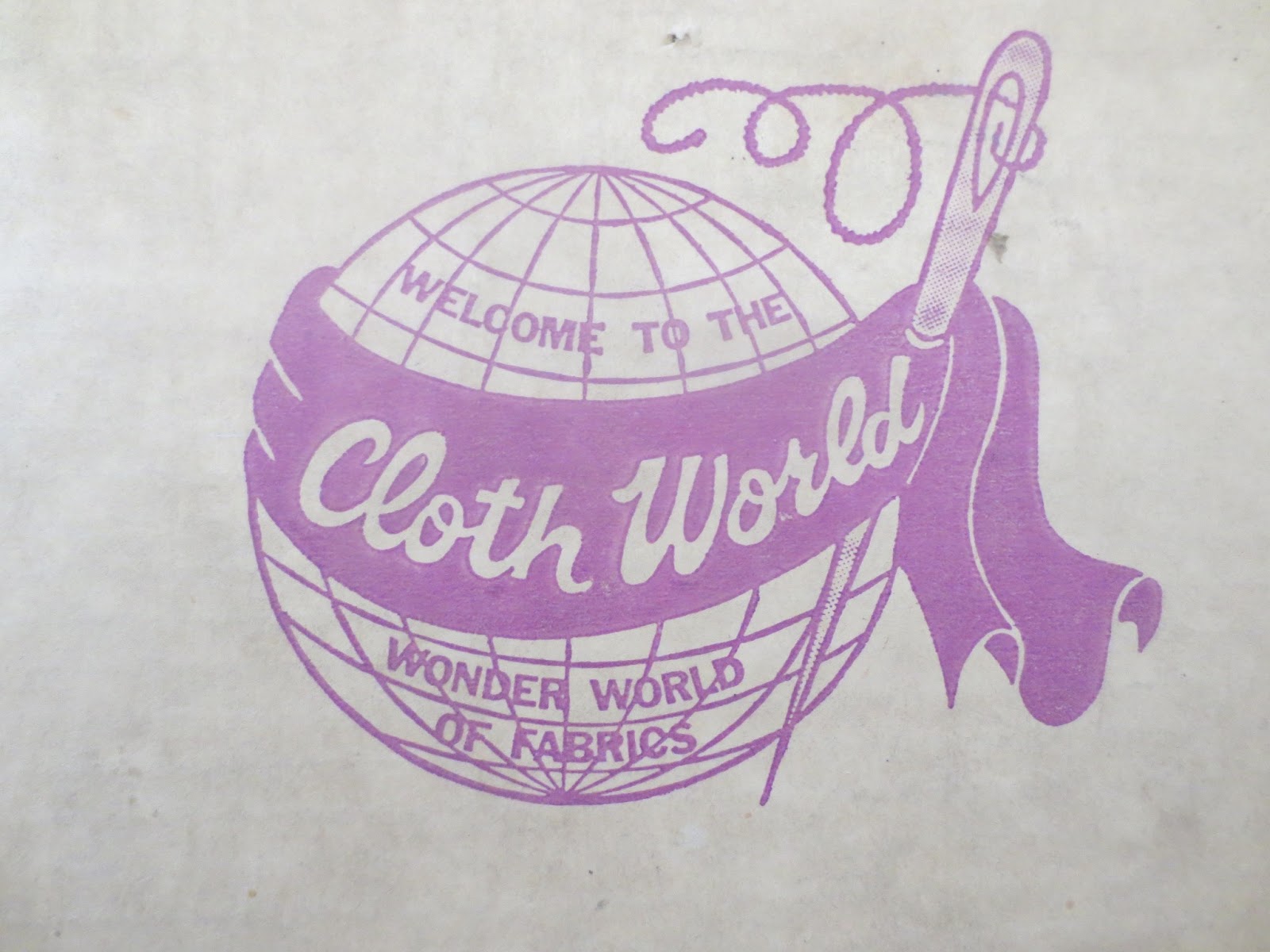 Brentwood Lane: "Welcome to Cloth World"- Our Mega Vintage Pattern Find