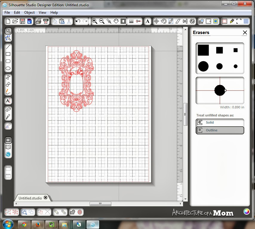 Architecture of a Mom: Fall Tile Sign