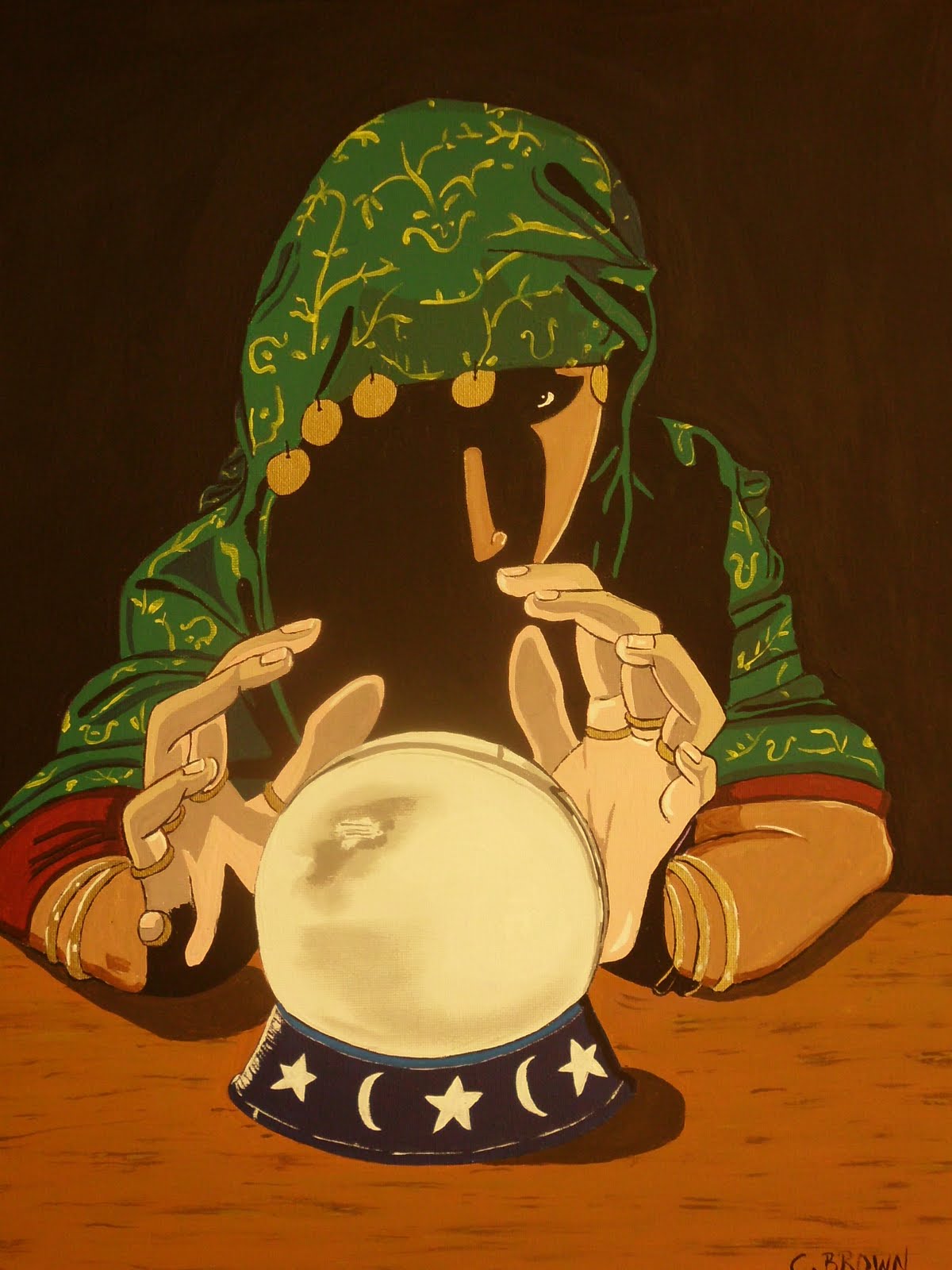 An African-American Artist: "Gypsy Woman" by Carl Brown