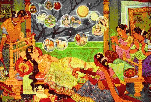 Grace Flows: Dreams of Mother Trishala and birth of Mahavira