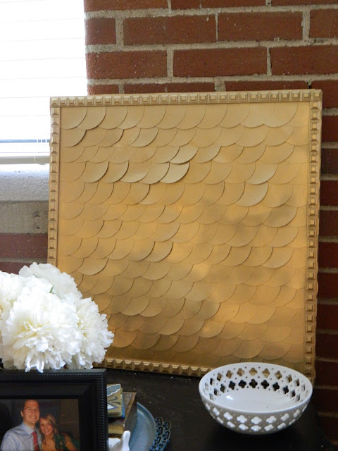 sadie + stella: DIY: fish scale art