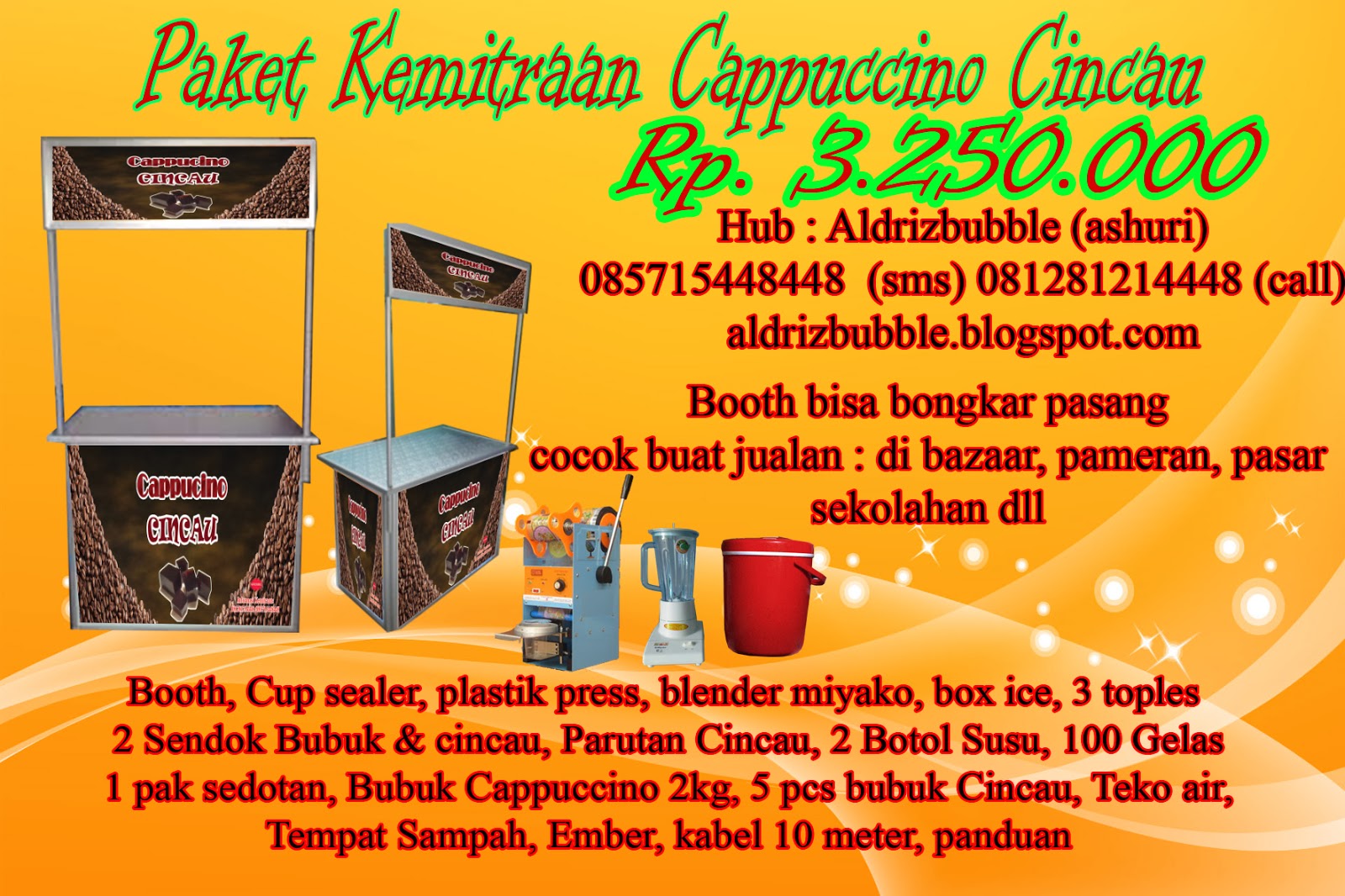 Paket Kemitraan Bubble Drink & Cappucino cincau: Paket Kemitraan Bubble ...