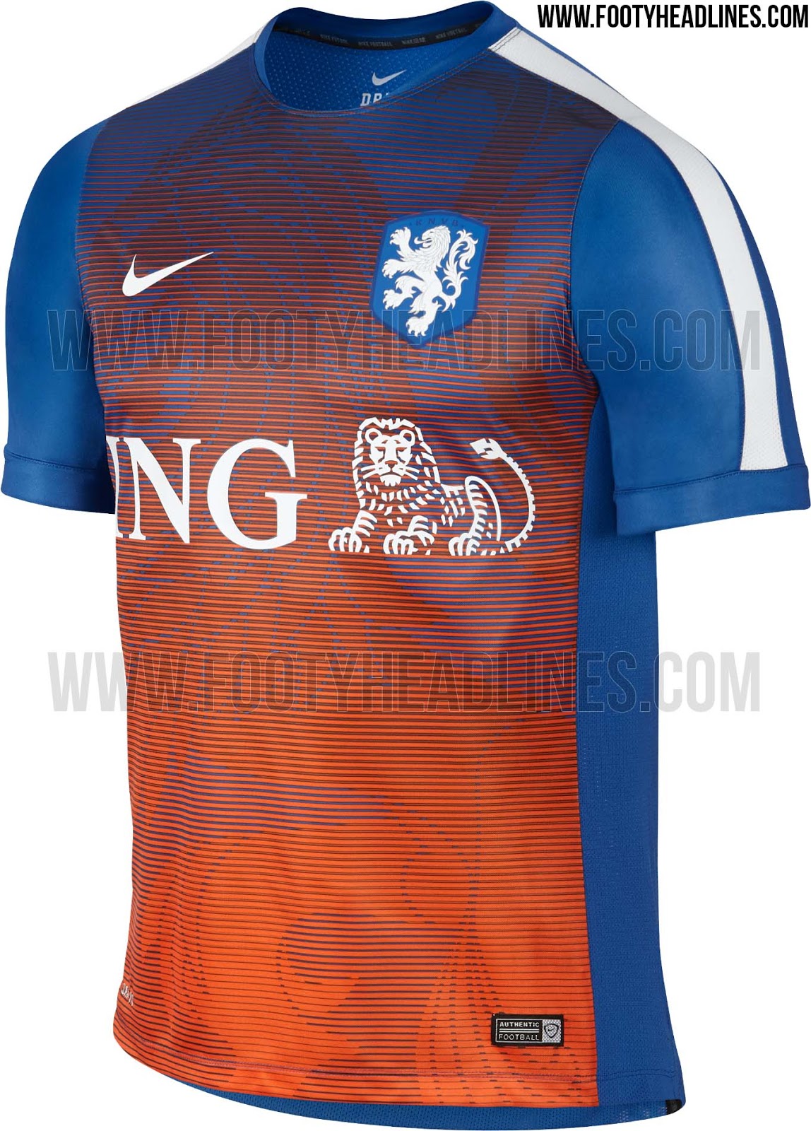 Netherlands 2015 Pre-Match Kit Released - Footy Headlines
