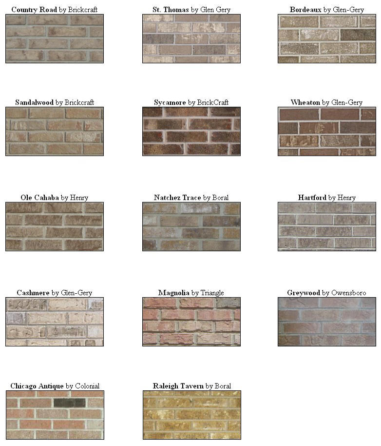Types Of Brick Materials - Design Talk