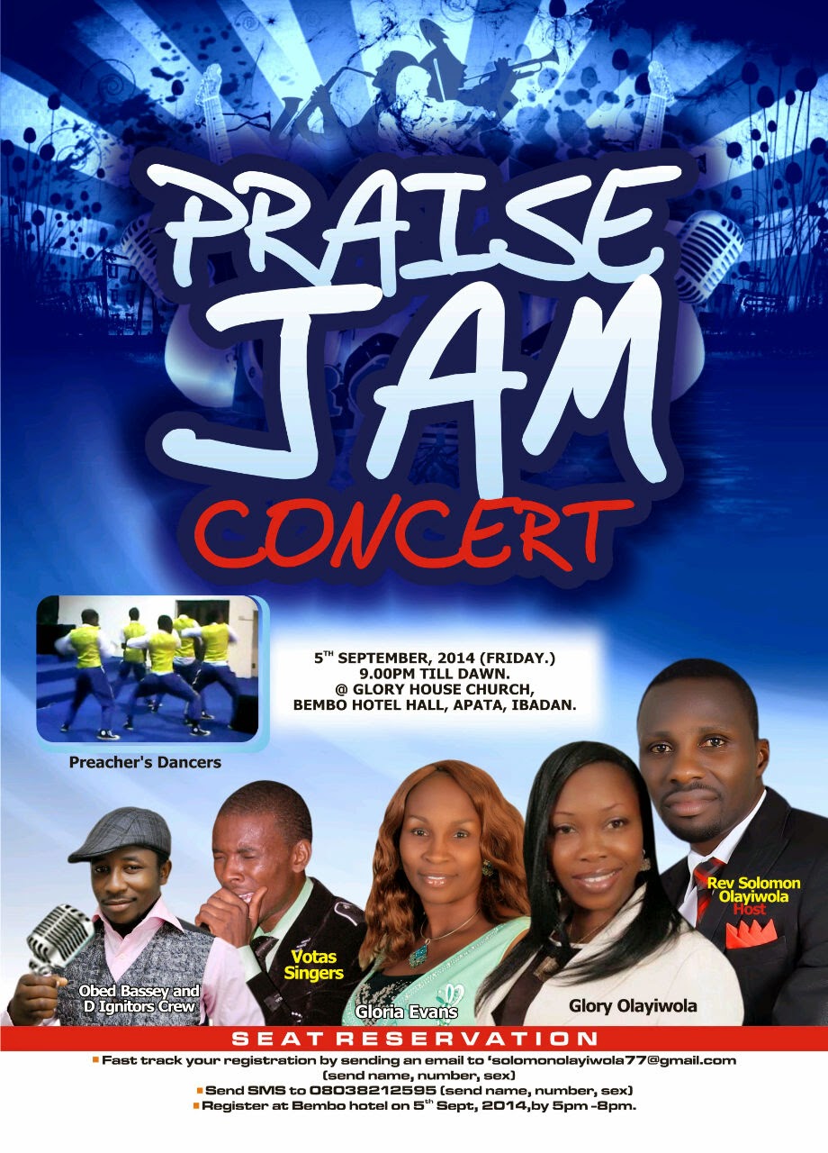 CONCERT : PRAISE JAM CONCERT ~ DREADS MEDIA