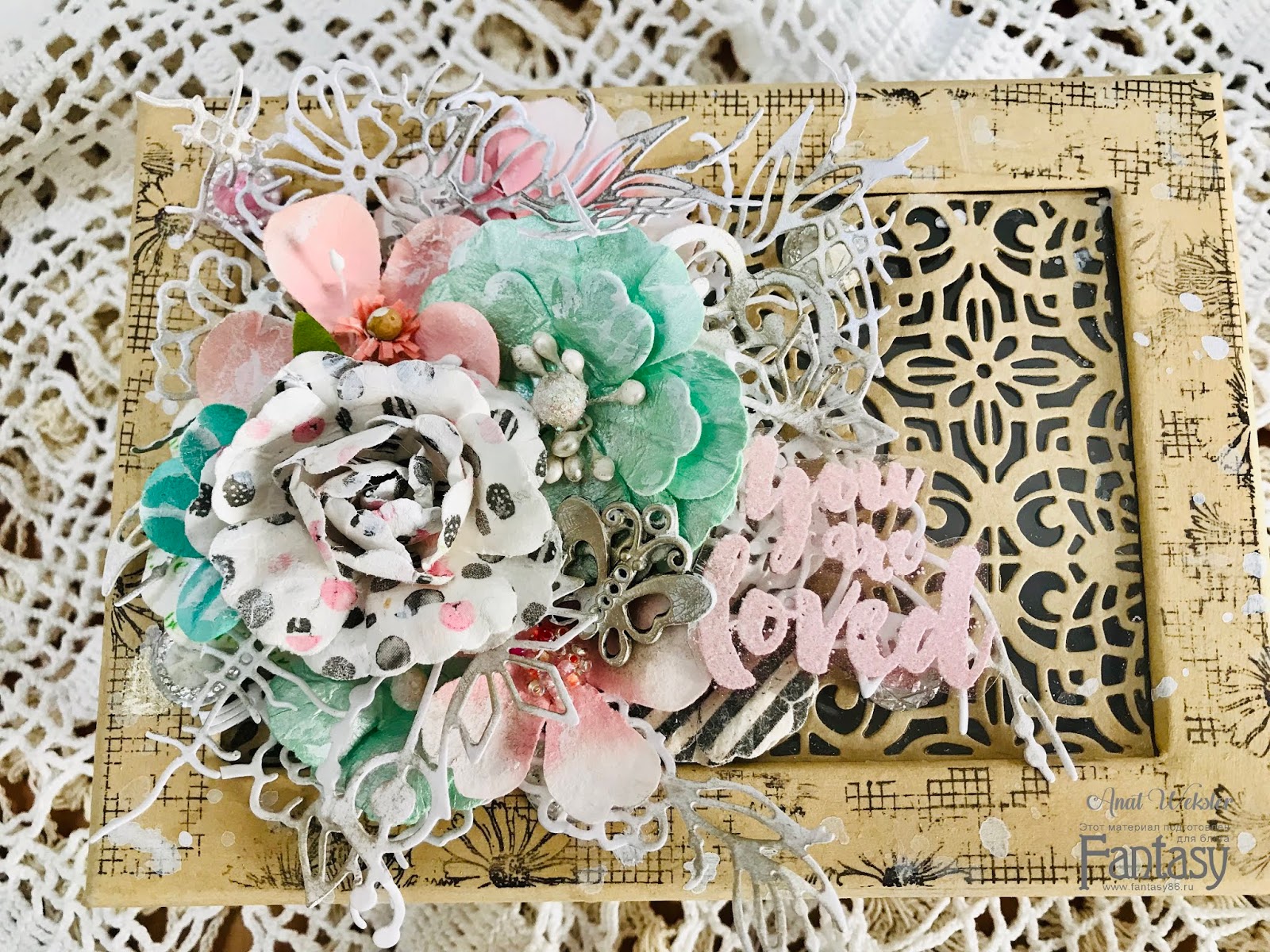 FANTASY: Beautiful Craft Box with Anat. Step by step tutorial