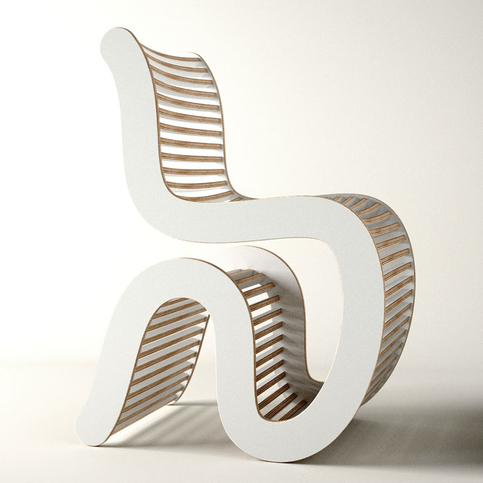 Splin Chairs And Wave Chairs