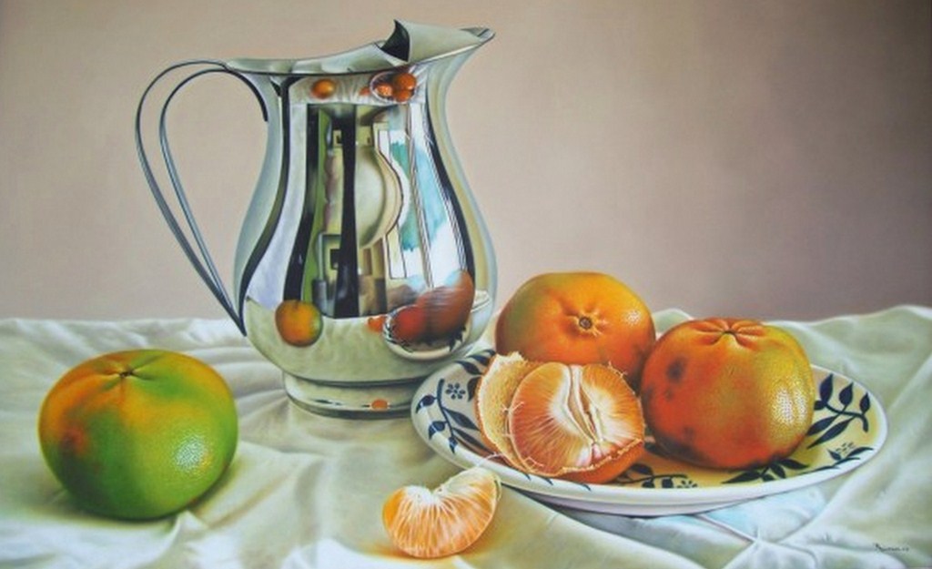 Arte y Actividad Cultural: Bodegones Modernos, Hiperrealismo al Óleo de ...