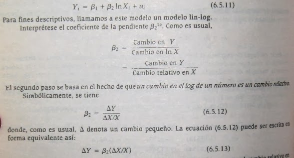El modelo Lin-Log (I) | Econometria