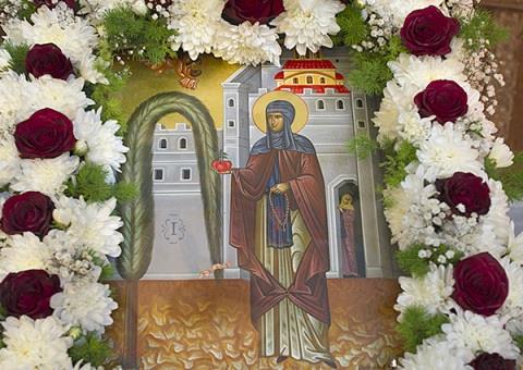 Schitul Sf. Ilie - Berzunti: Sfânta Irina ,care a primit mere din rai,