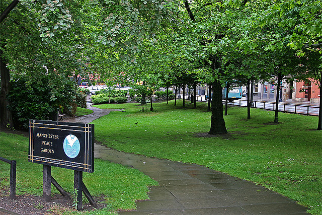 Hulme Greens: Comment: A Passing Thought for the Manchester Peace Gardens