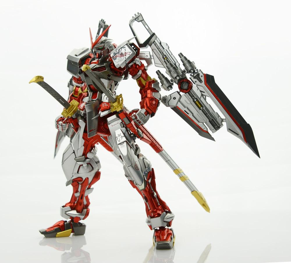 Custom Build: MG 1/100 Gundam Astray Red Frame Kai + Caletvwlch