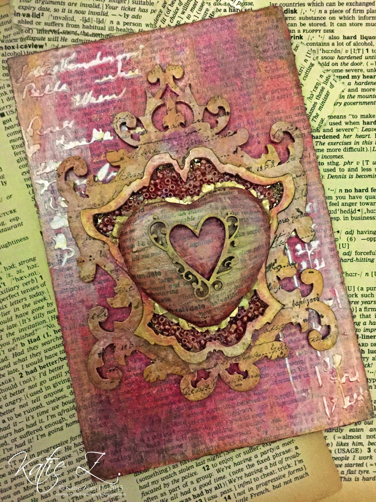 Shimmerz Paints: A Victorian Heart Placard