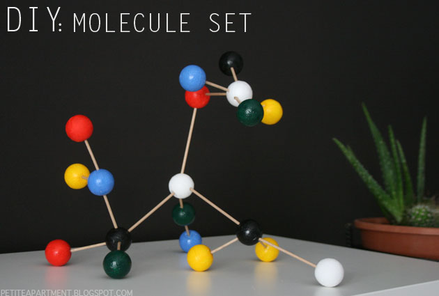 DIY Mid Century Molecule Set | Petite Apartment