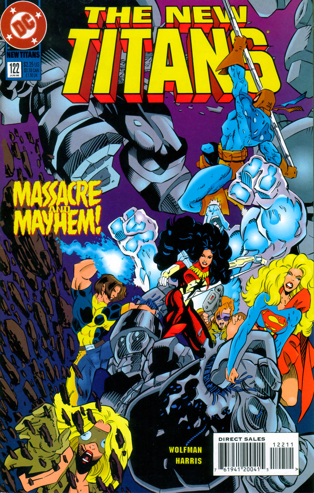 Read online The New Titans (1988) comic - Issue #122