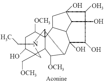 Aconine-obtained from the dried roots of Aconitum napellus Linn ...