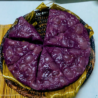LUWEEH KITCHEN : Ube Cassava Cake Recipe (Steamed)