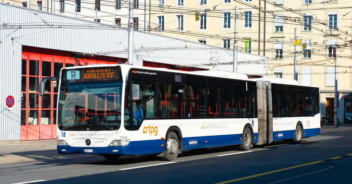 ÖFFENTLICHER VERKEHR: TPG Bus Mercedes Citaro EVOBus O530G 1165 >Depot ...