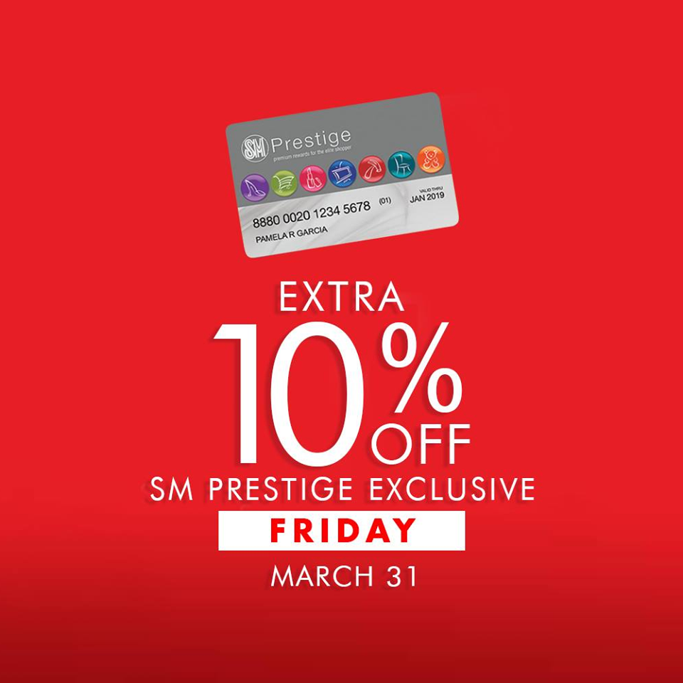 Manila Shopper: SM Stores 3-day SALE: March 31-Apr 2 2017