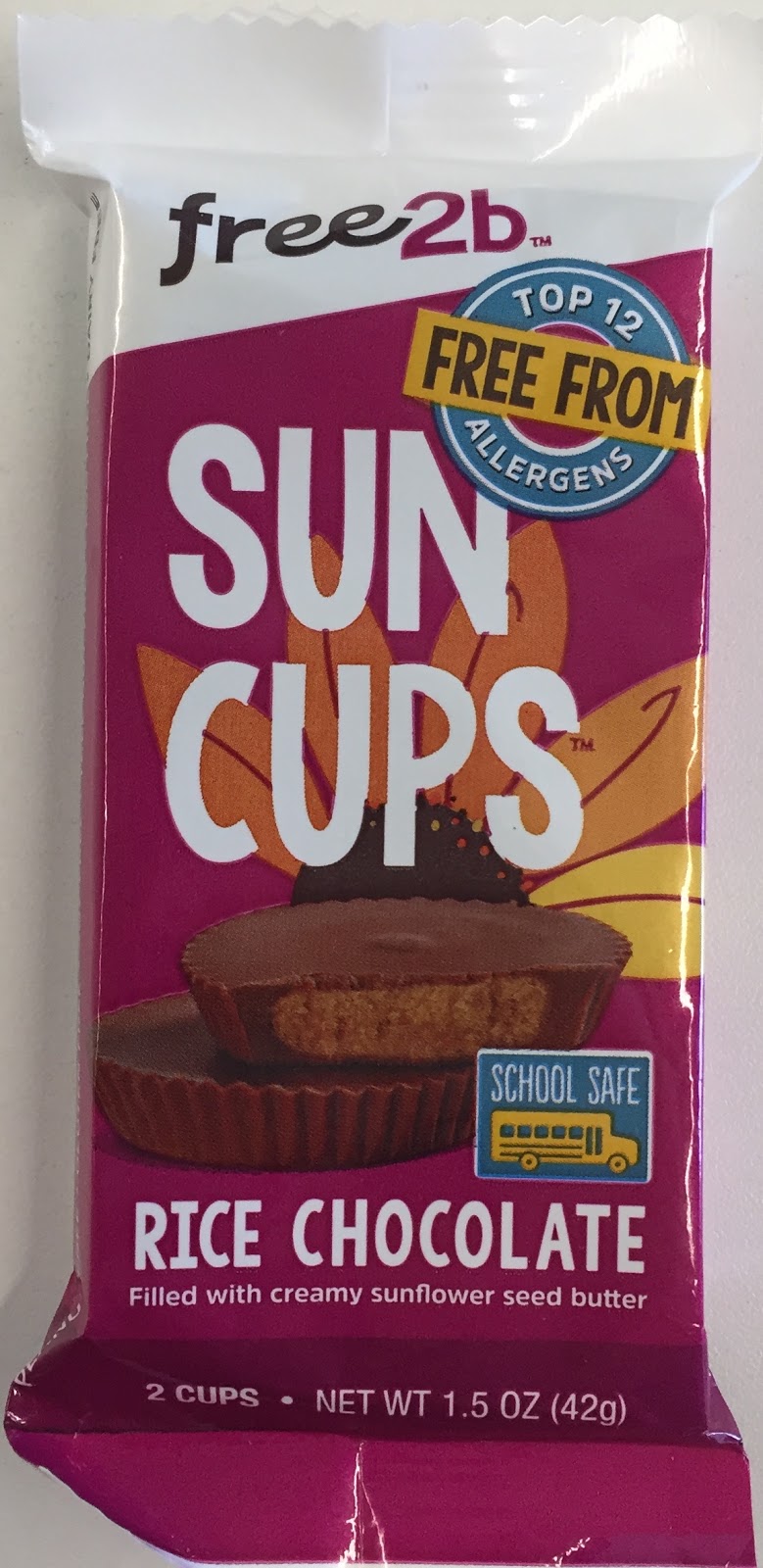 Vegan Adjacent: Review: free2b Rice Chocolate Sun Cups