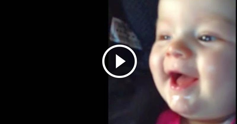 Baby Giggles at Herself While Blowing Raspberries - She's so Cute and ...