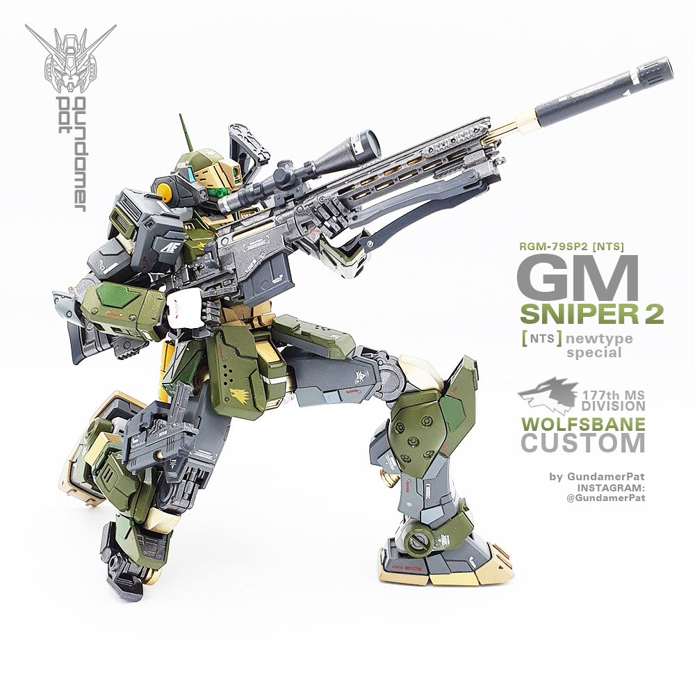 Custom Build: MG 1/100 Custom RGM-79SP2 [nts] - GM Sniper 2 NewType Special