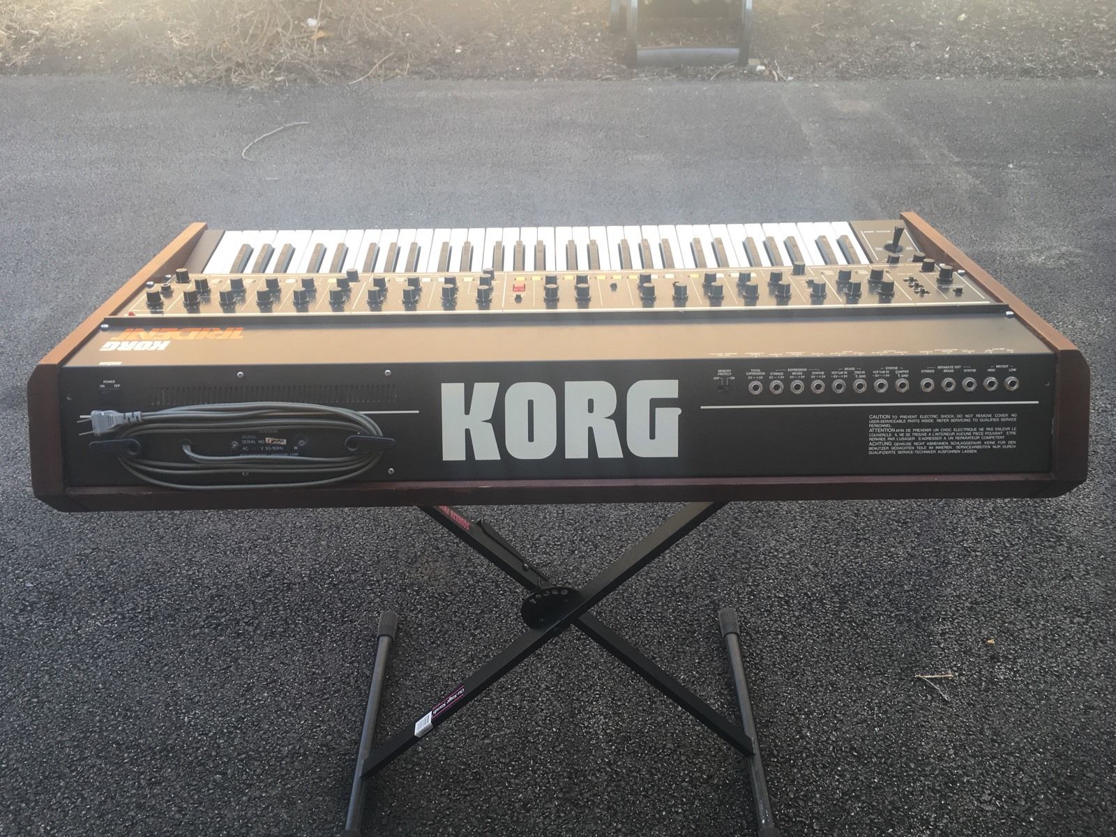 MATRIXSYNTH: Vintage Korg Trident Analog Polyphonic 8 Voice Synthesizer