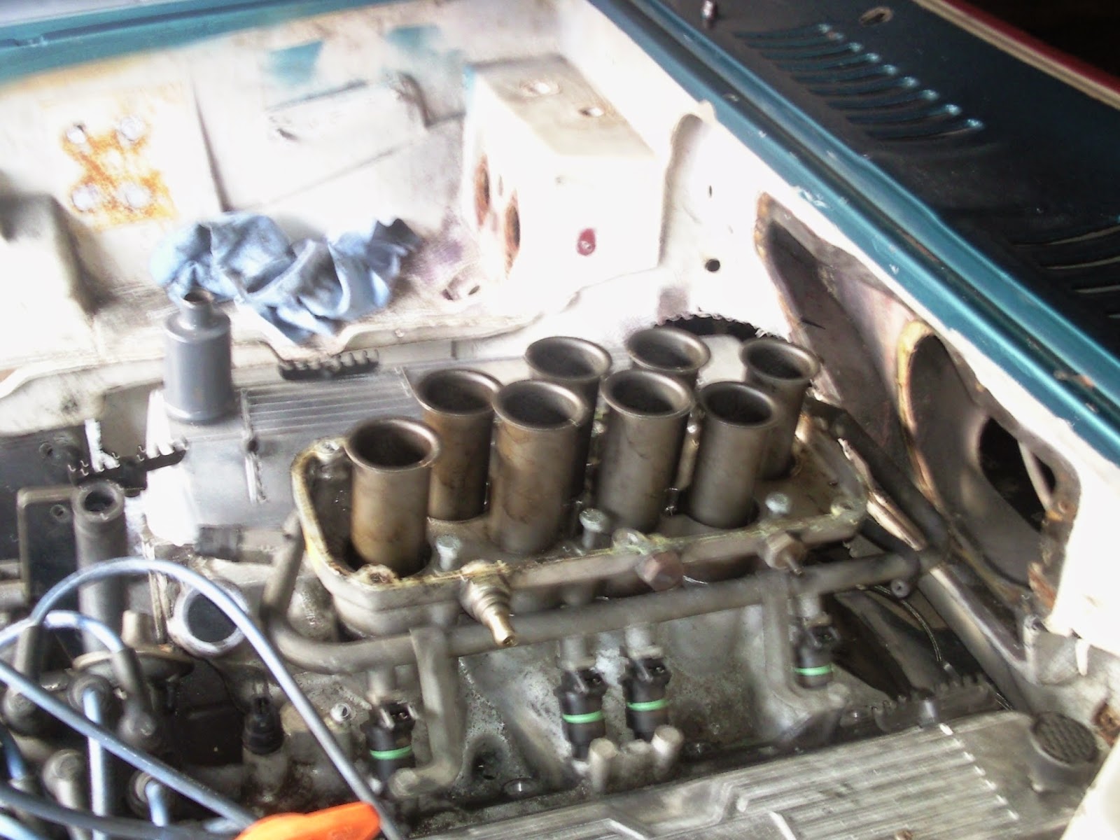 Reliant Scimitar GTE V8 Build: Time to size up the V8