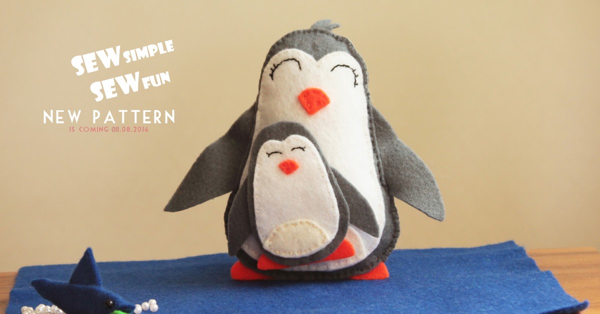 DIYStuffies: Felt Penguin sewing pattern
