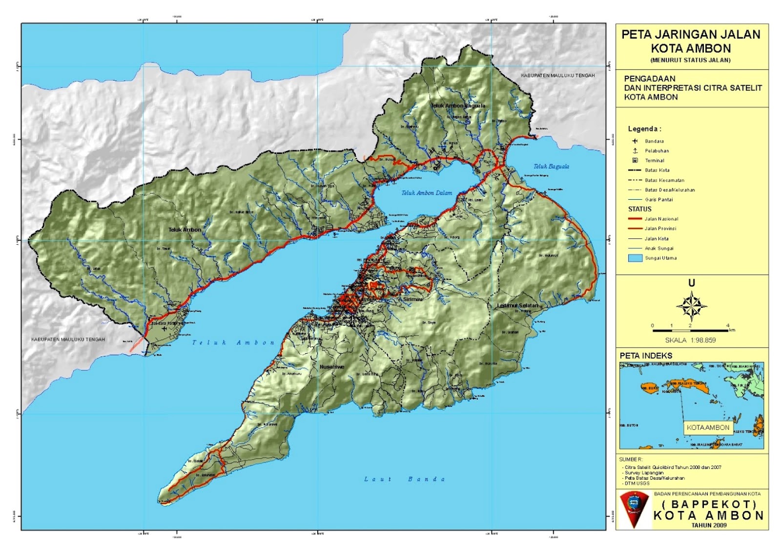 Peta Kota: Peta Kota Ambon