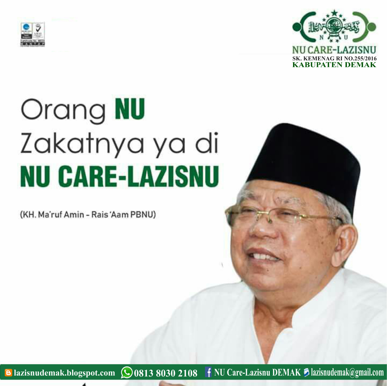 NU CARE - LAZISNU KABUPATEN DEMAK: LAZISNU Demak : Sebarkan 100.000 ...